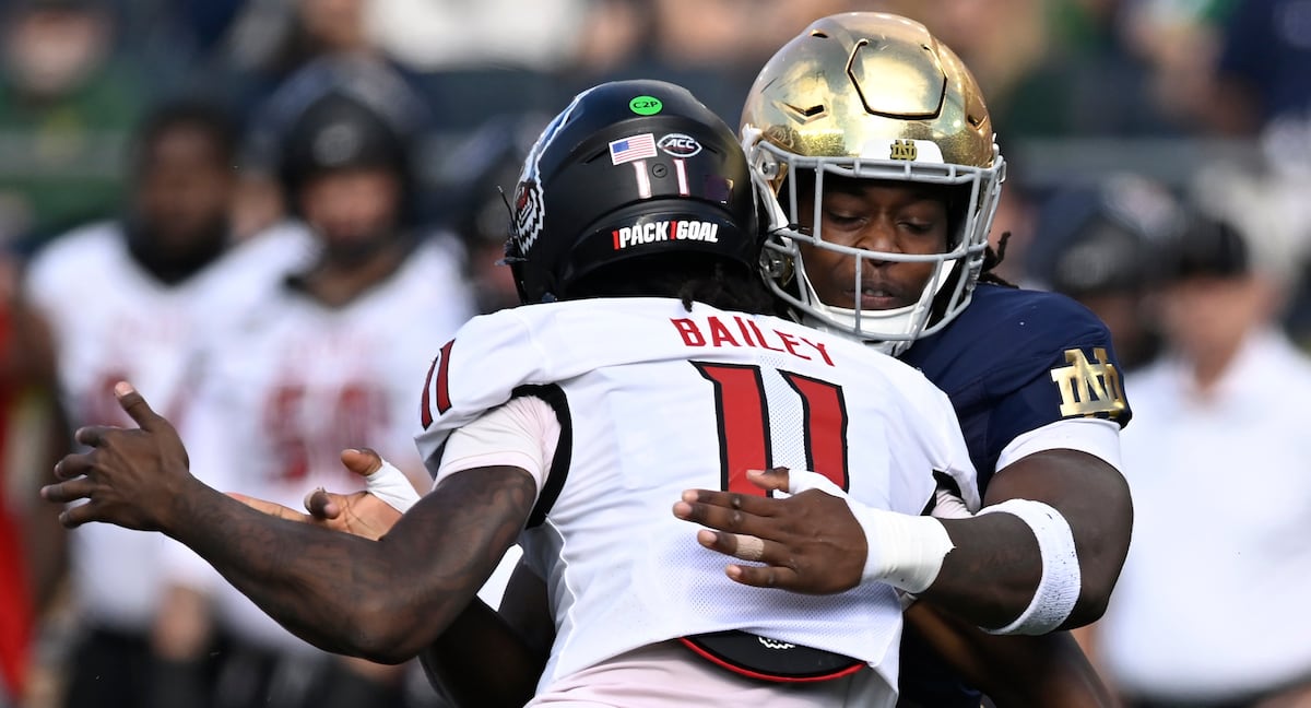 Report: Notre Dame defensive end Boubacar Traore forgoes NFL Draft ...