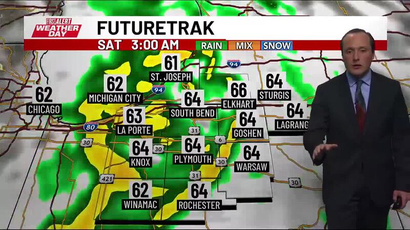 First Alert Weather Day: Light rain overnight, snow chances back for ... First Alert Weather Day: Light rain overnight, snow chances back for ...